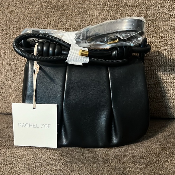 Rachel Zoe | Bags | New Black Rachel Zoe Jacquelyn Vegan Handbag With ...